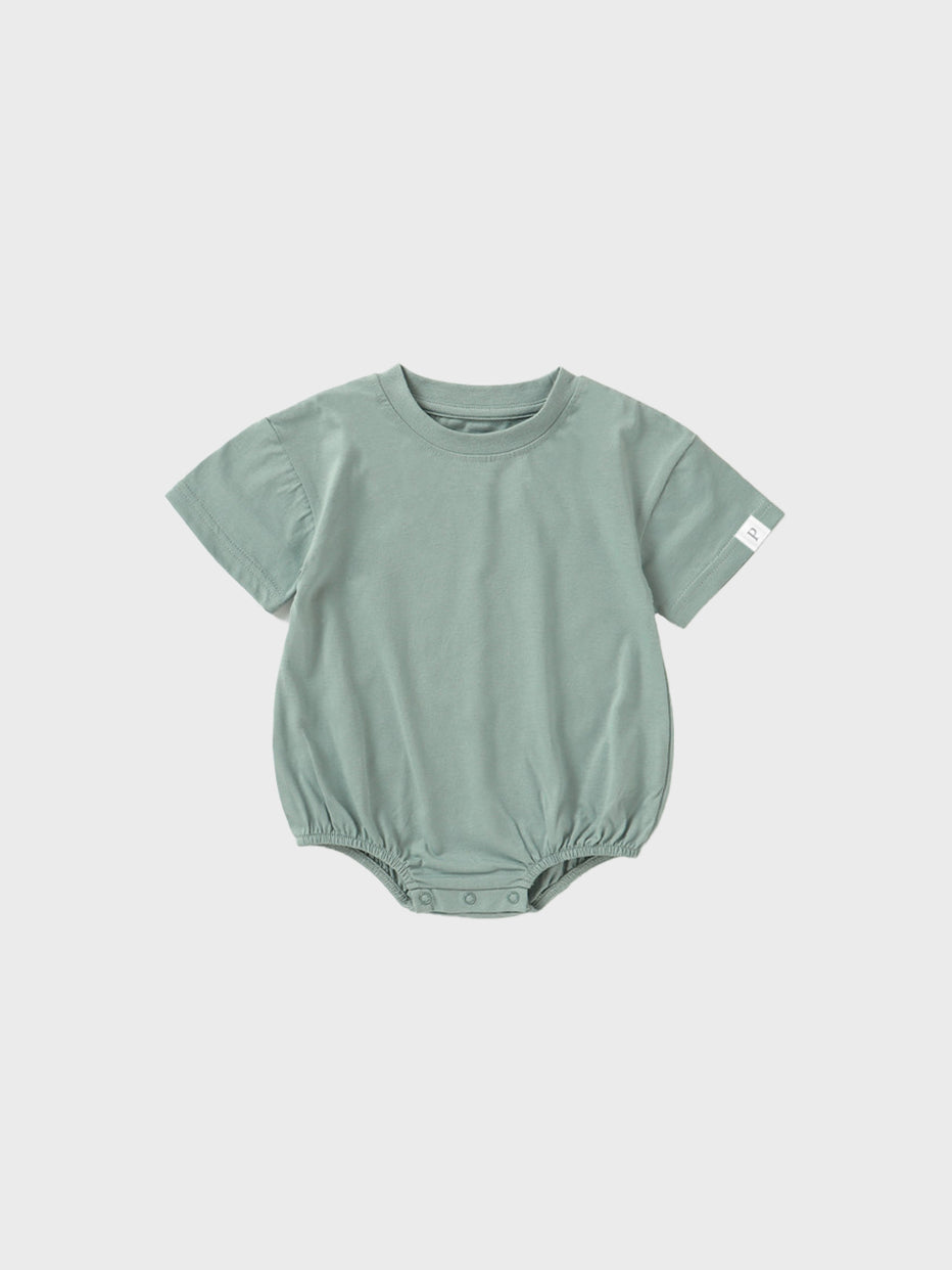 Bubble Romper | Baby Boy Romper | Teal | Petit Co.